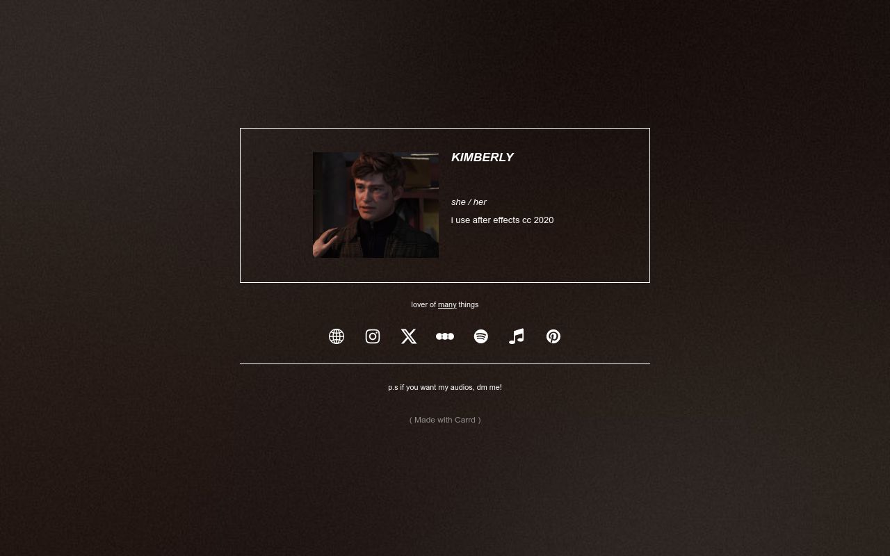 kim’s carrd